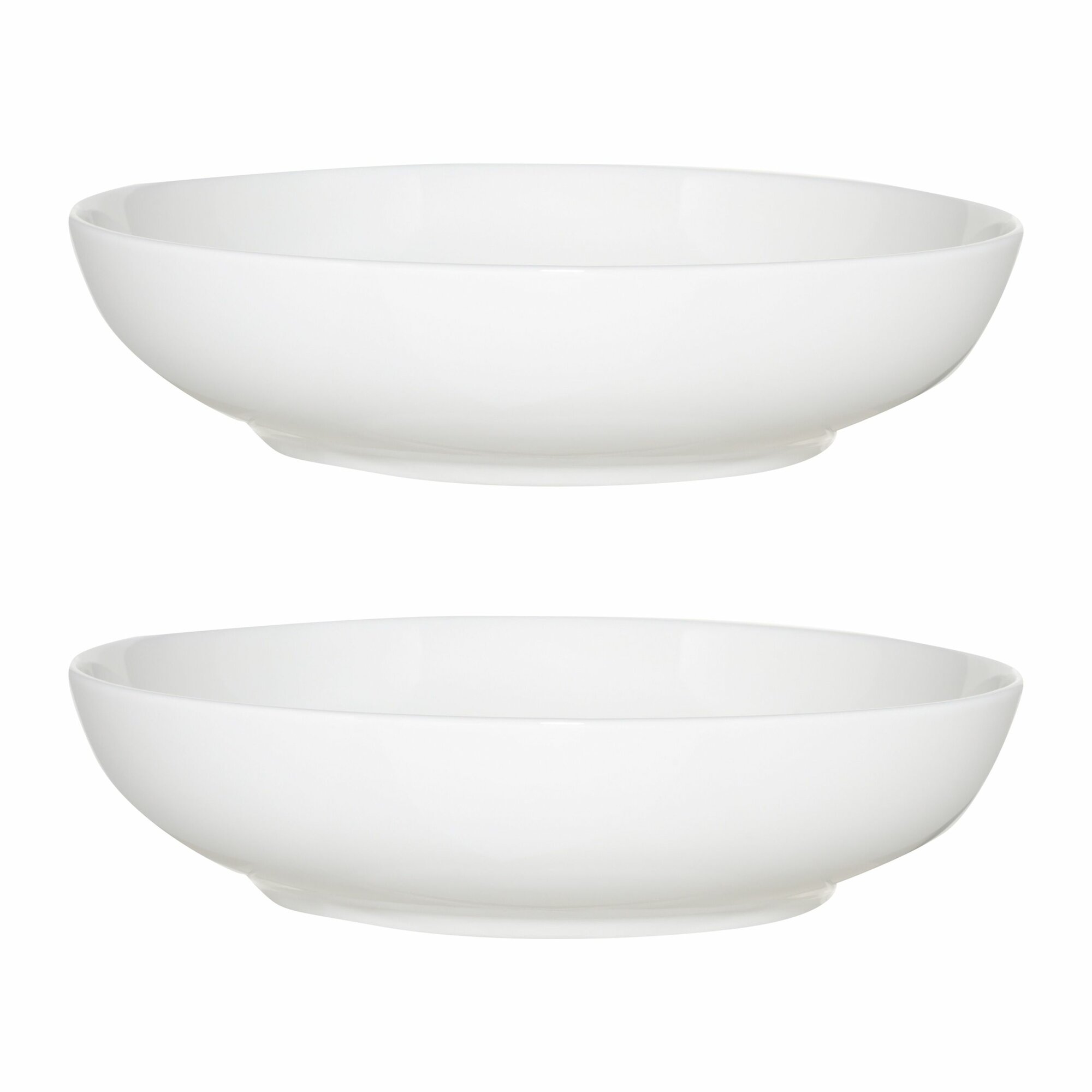 Тарелка суповая, 20 см, набор из 2 шт, фарфор F, белая, Ideal white