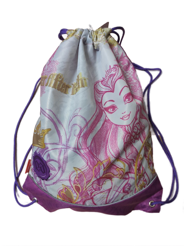 Мешок для сменной обуви ErichKrause "Ever After High Fashion style", 300D, 340x430
