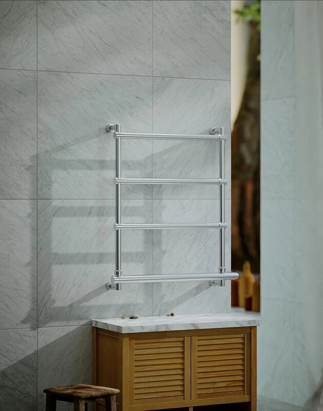 Полотенцесушитель электрический Margaroli Sole 542-4 BOX Хром
