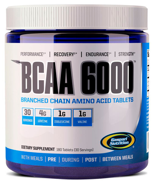 Gaspari BCAA 6000 180таб