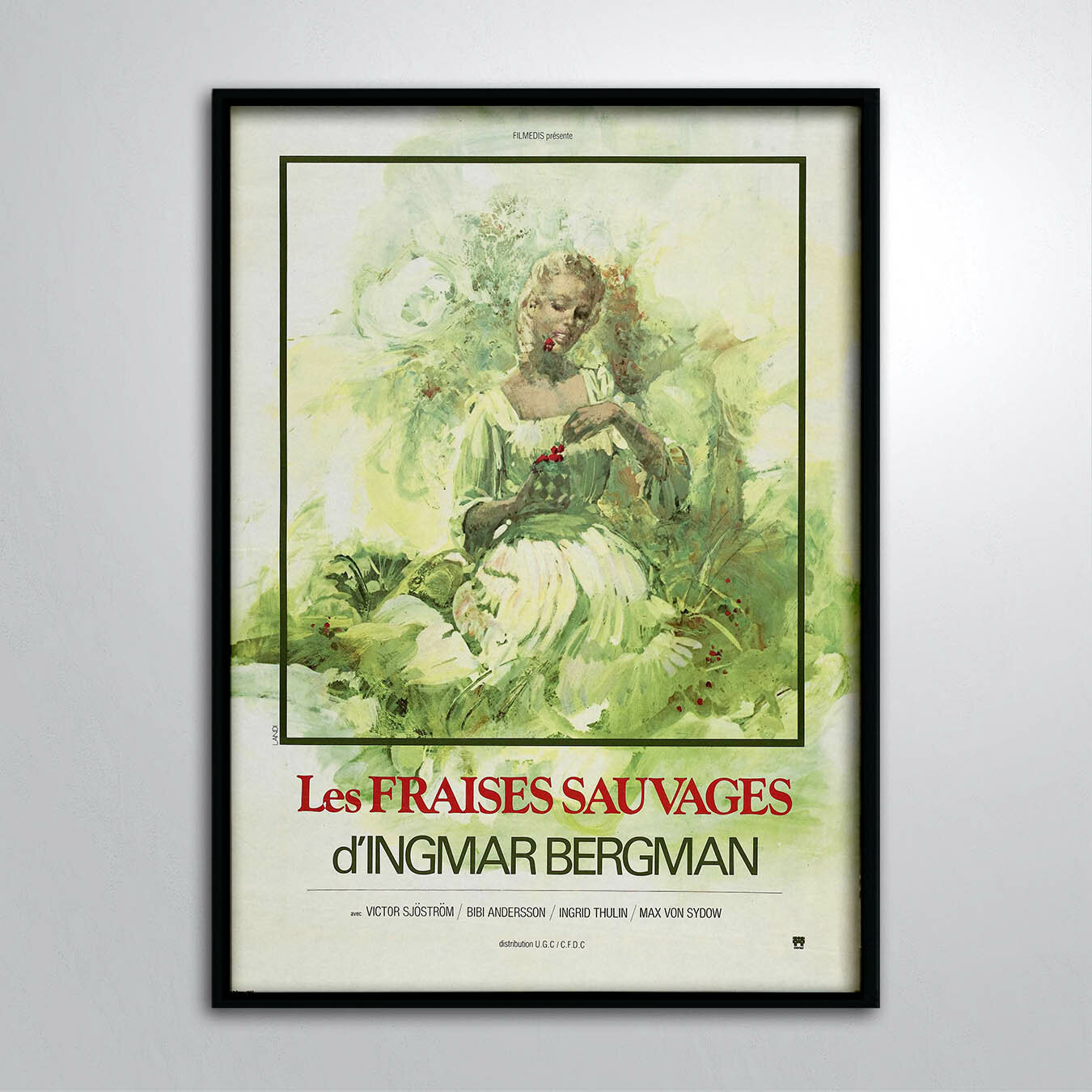 Постер без рамы/Винтажный плакат/Земляничная поляна (1957) Ингмар Бергман