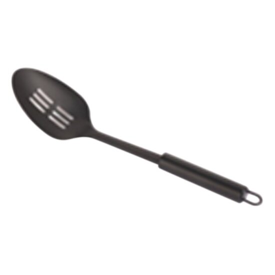 Ложка Mallony из нержавеющей стали с отверстиями CLASSICO NERO non-stick(раб часть), черный