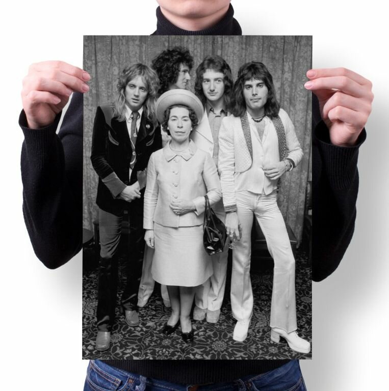 Плакат Queen, Куин №9, А4 (29-21 см)