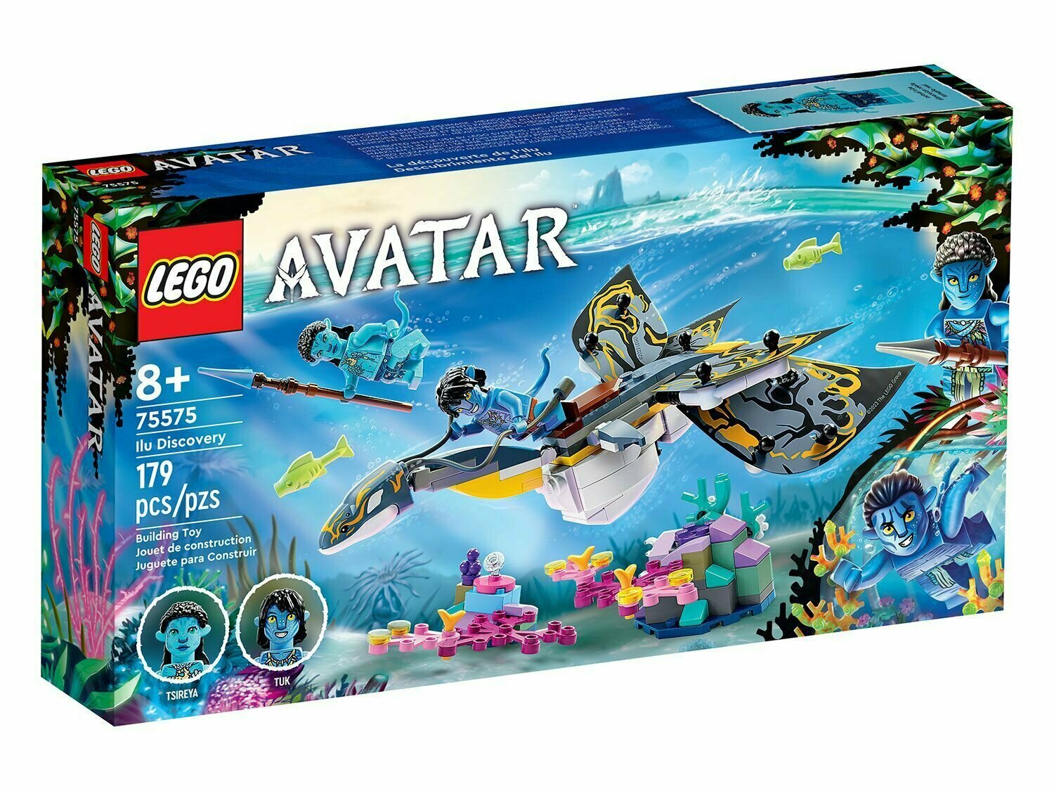 Конструктор LEGO Avatar Открытие Илу, 179 деталей, 8+, 75575