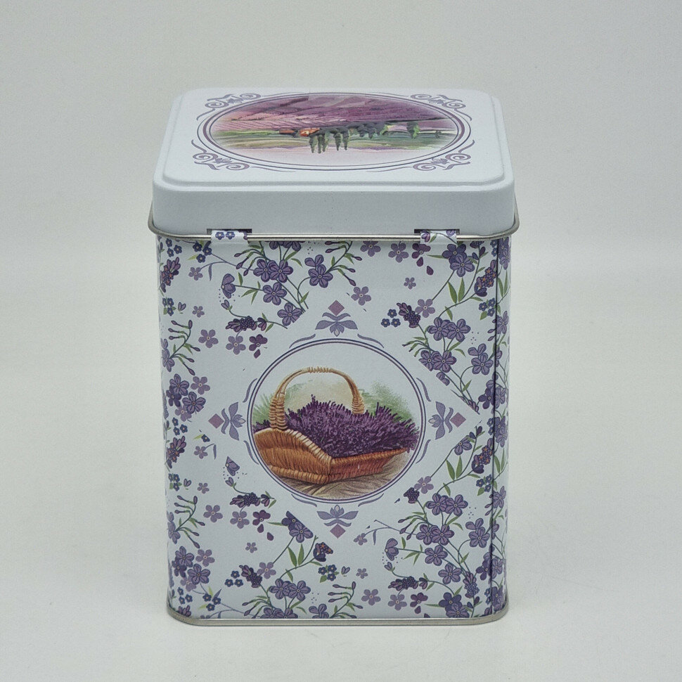 Краснополянский чай с лавандой 80гр в железной банке Лаванда 2