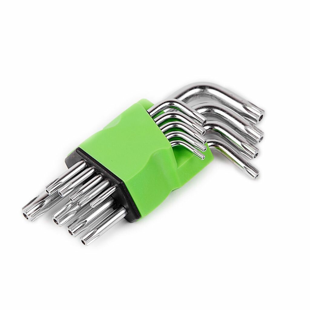 Набор ключей P010K: TORX Г-образных, 9пр, в блистере Помощник