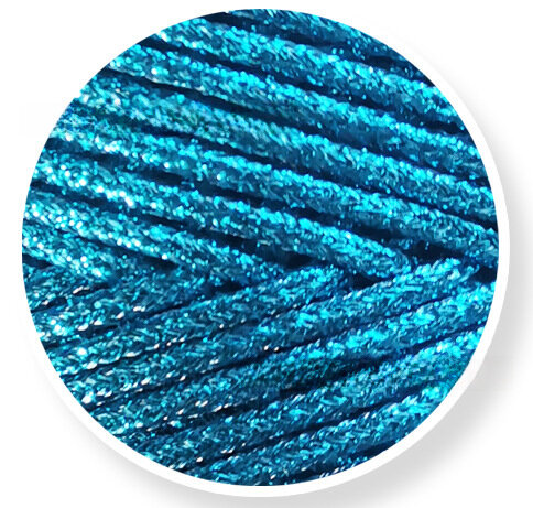 Проволока KNOTITUDE, золотая, 3мм, с сердечником, скрученная, 03 синий BLUE