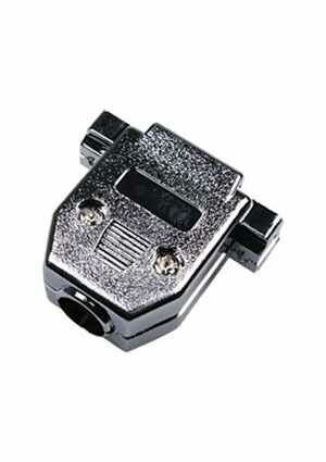 DNT-15C, корпус для D-SUB 15pin металлизированный с удлиненным винтом (158-15CCT)
