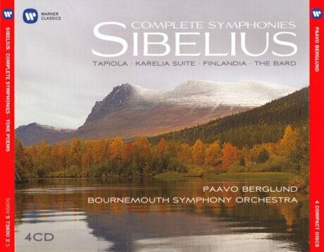 Компакт-Диски, Warner Classics, PAAVO BERGLUND - Sibelius: Complete Symphonies, Tapiola, Karelia Suite, Finlandia, The Bard (4CD)
