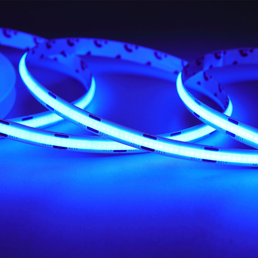 Светодиодная лента ShopLEDs Светодиодная лента COB SL480-LT 12V CRI90 (11 W/m, 1200 lm/m, IP20) (синий), 5м