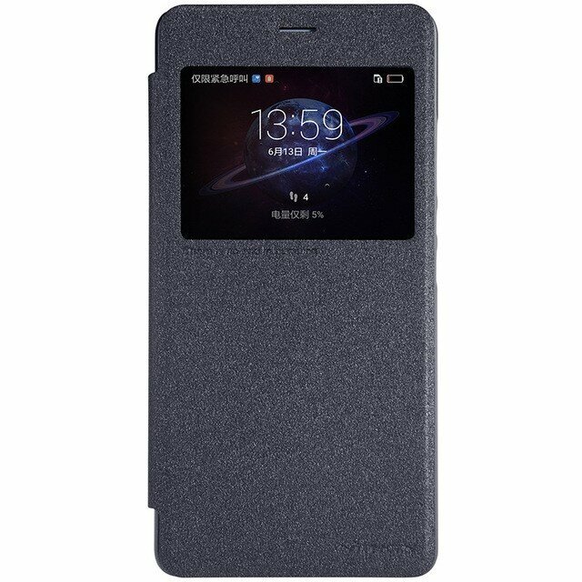 Чехол Nillkin Sparkle Series для Huawei Honor V8 Black (черный)