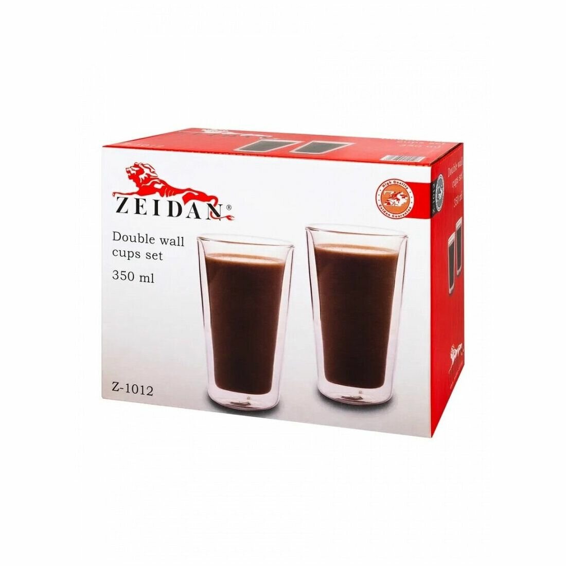 Набор стаканов 350мл (двойные стенки)