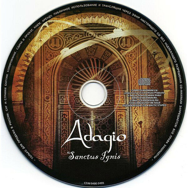 Компакт-диск Adagio — Sanctus Ignis (RU)(CD) — фото 1