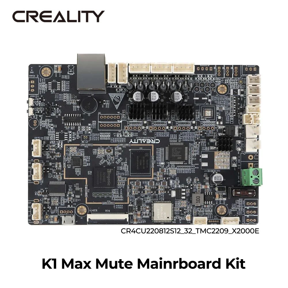 Creality Официальная материнская плата K1 Max Silent Board Модернизированная бесшумная материнская плата, совместимая с деталями для 3D-принтера X Y Axis 42-48 Motor