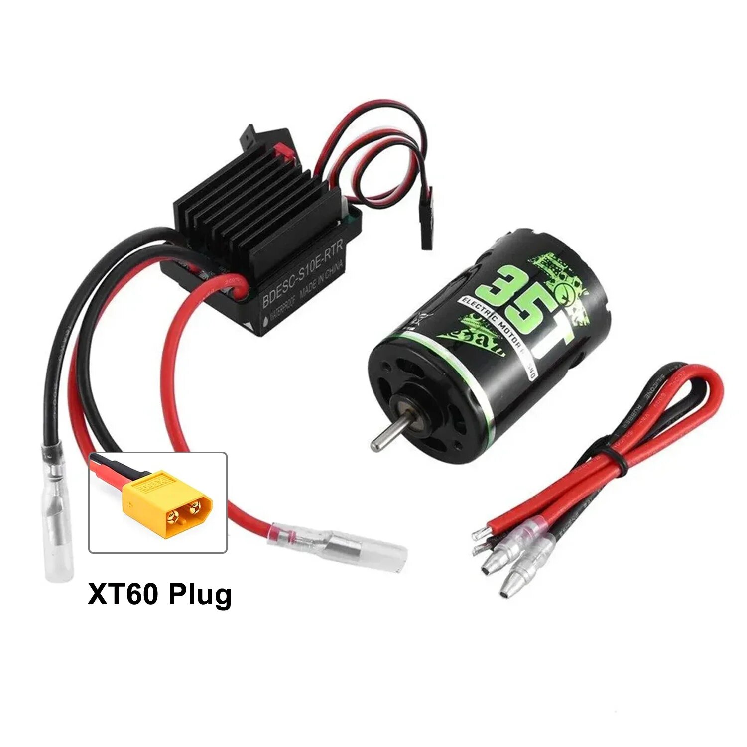 SURPASS HOBBY 540 Матовый гусеничный двигатель RC 20T/27T/45T 35T w 320A ESC XT60