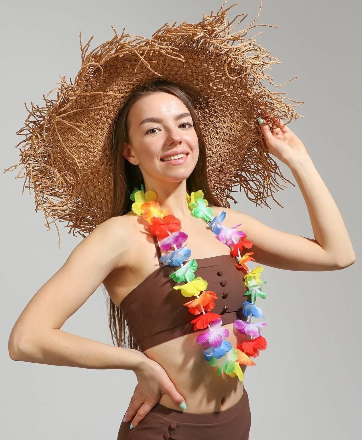 Гавайское ожерелье Цветок плюмерия