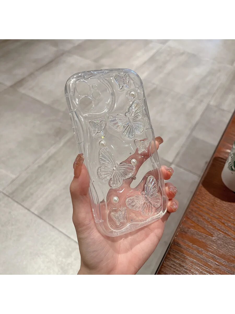 Прозрачный чехол "Окейси" на iPhone 11 с защитой камеры, прозрачный