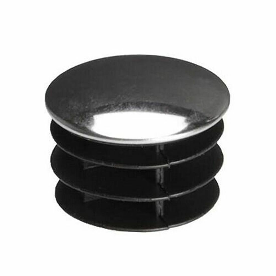 Заглушка декоративная для трубы d25мм, пластиковая, хромированная