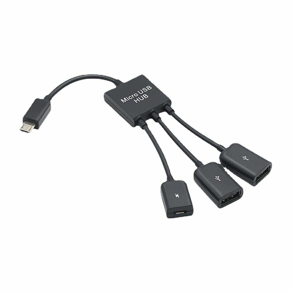 Micro USB один на троих OTG-концентратор