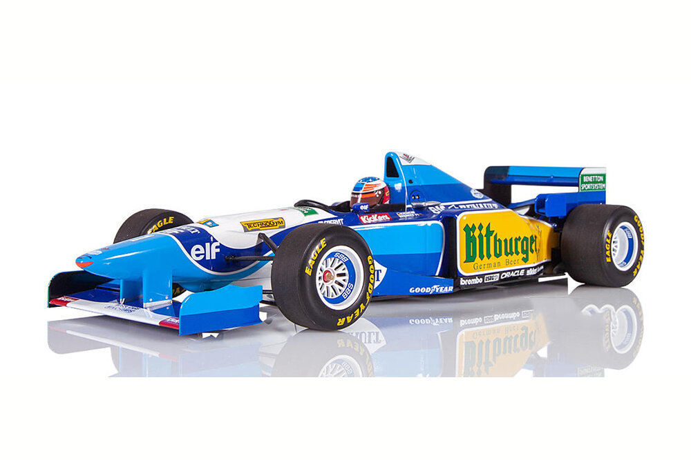 Модель коллекционная MINICHAMPS Benetton renault B195 winner pacific gp world champion 1995