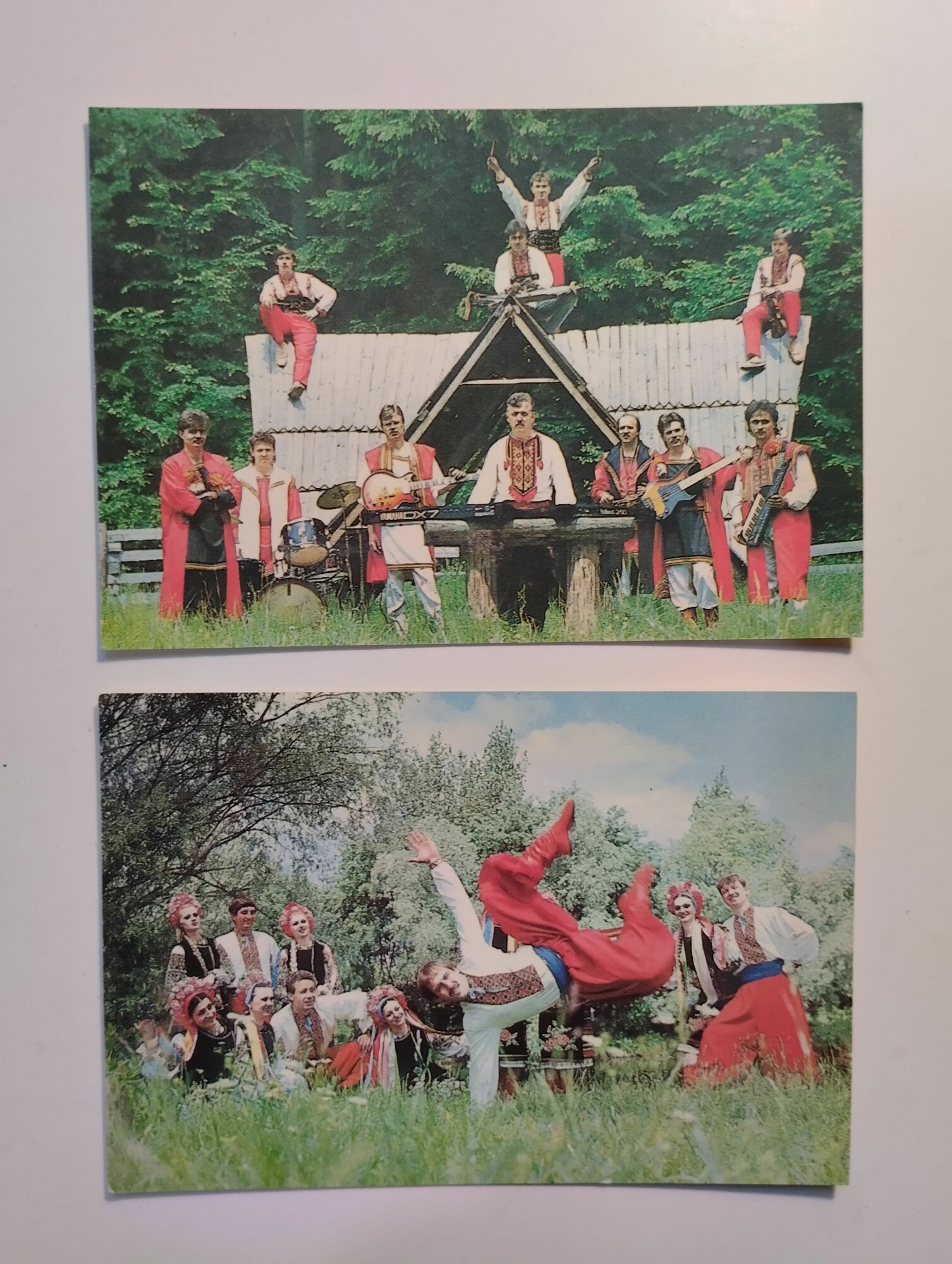 Набор карманных календариков СССР. 1991 год. Беларуссия. Серия "Кобза" (2 штуки)