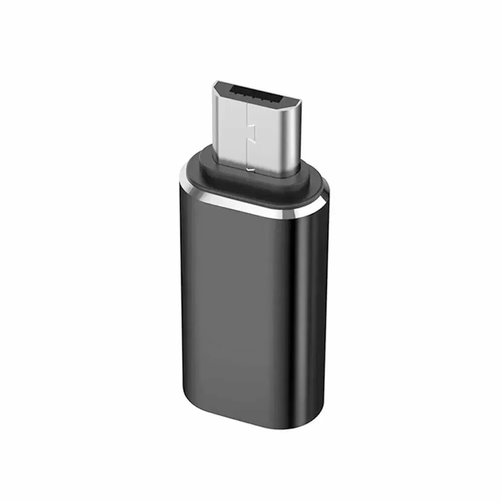 Адаптер USB Type-C на Micro USB черный