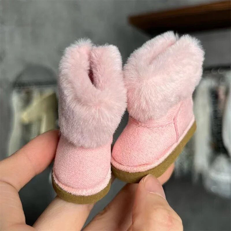 Розовые сапоги для куклы BJD 30 см, цвет 3