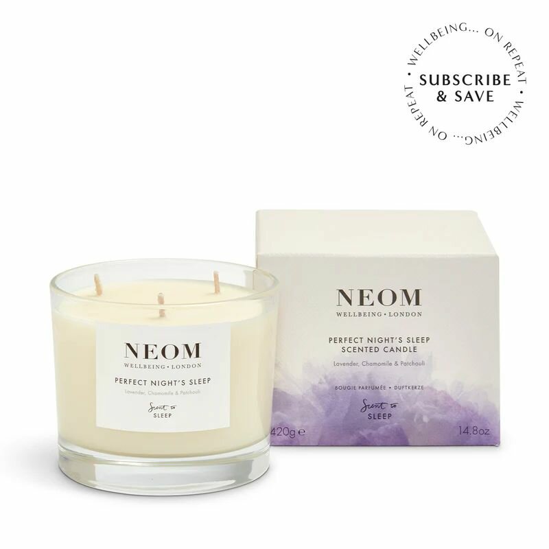 Ароматическая свеча Neom Perfect Nights Sleep, 3 фитиля, 420г