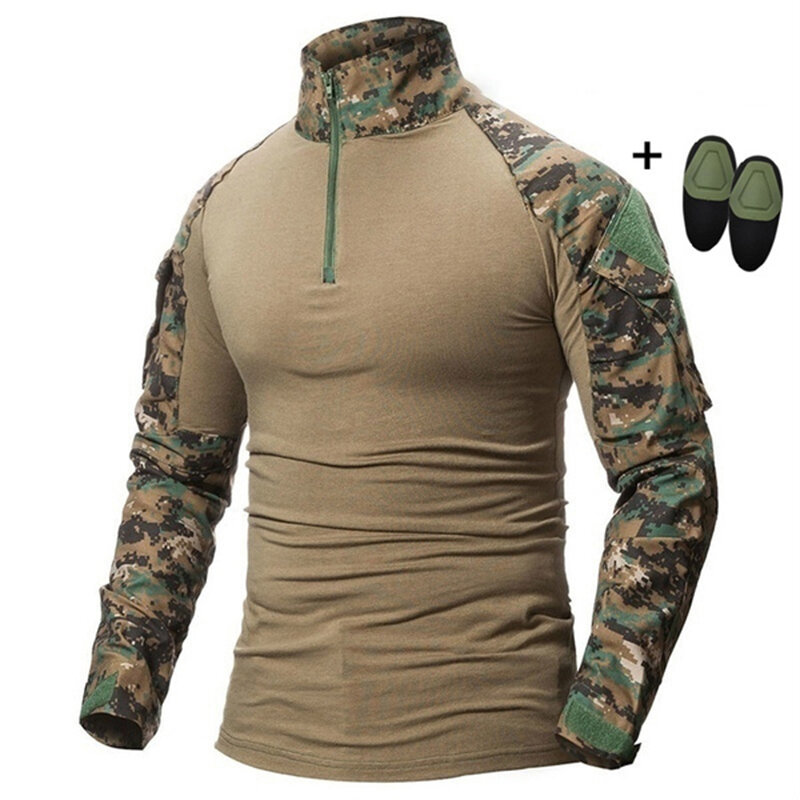 Тактическая рубашка с налокотниками