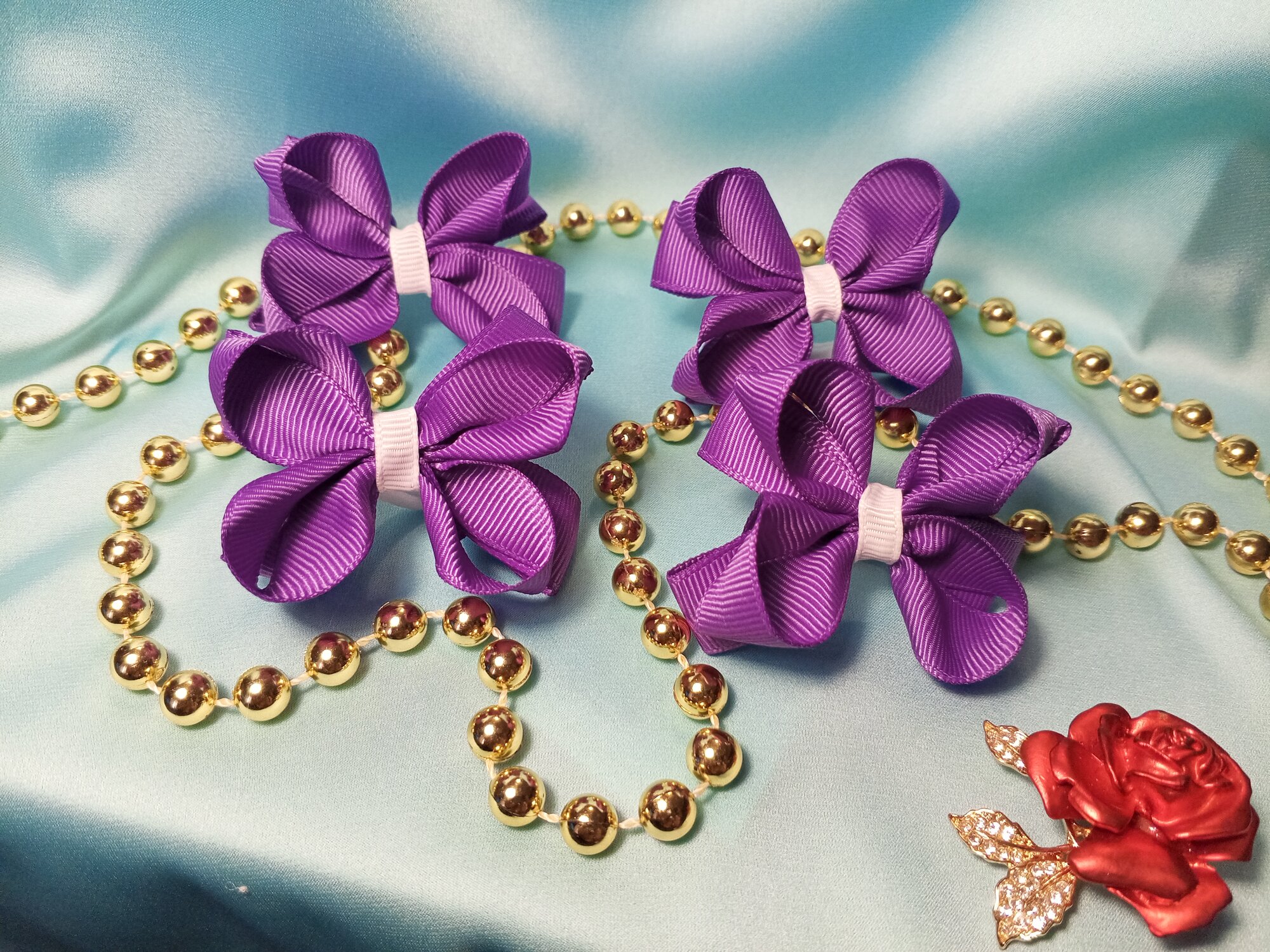 Бантики для волос 4 шт.