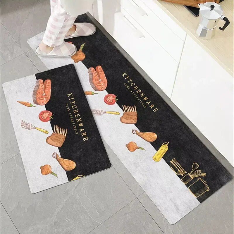 Впитывающий и быстросохнущий коврик из мягкой ткани 40*60см +40*120см，2 штуки