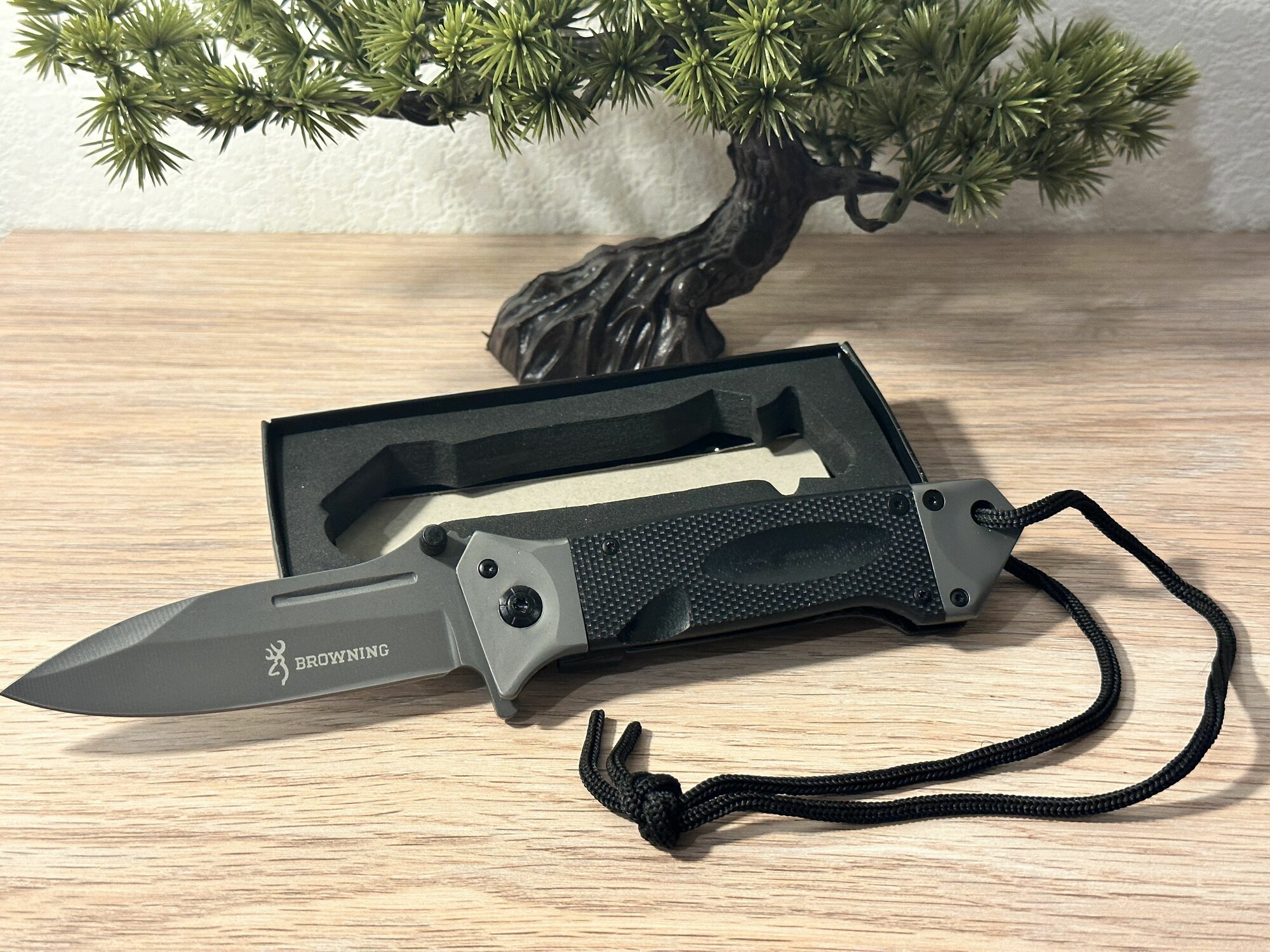 Нож складной автоматический Browning DA-73 (черный) туристический . ножик перочинный выкидной карманный