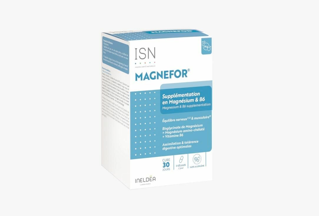БАД для Антистресс INELDEA SANTE NATURELLE Magnefor магний, витамин B6, D