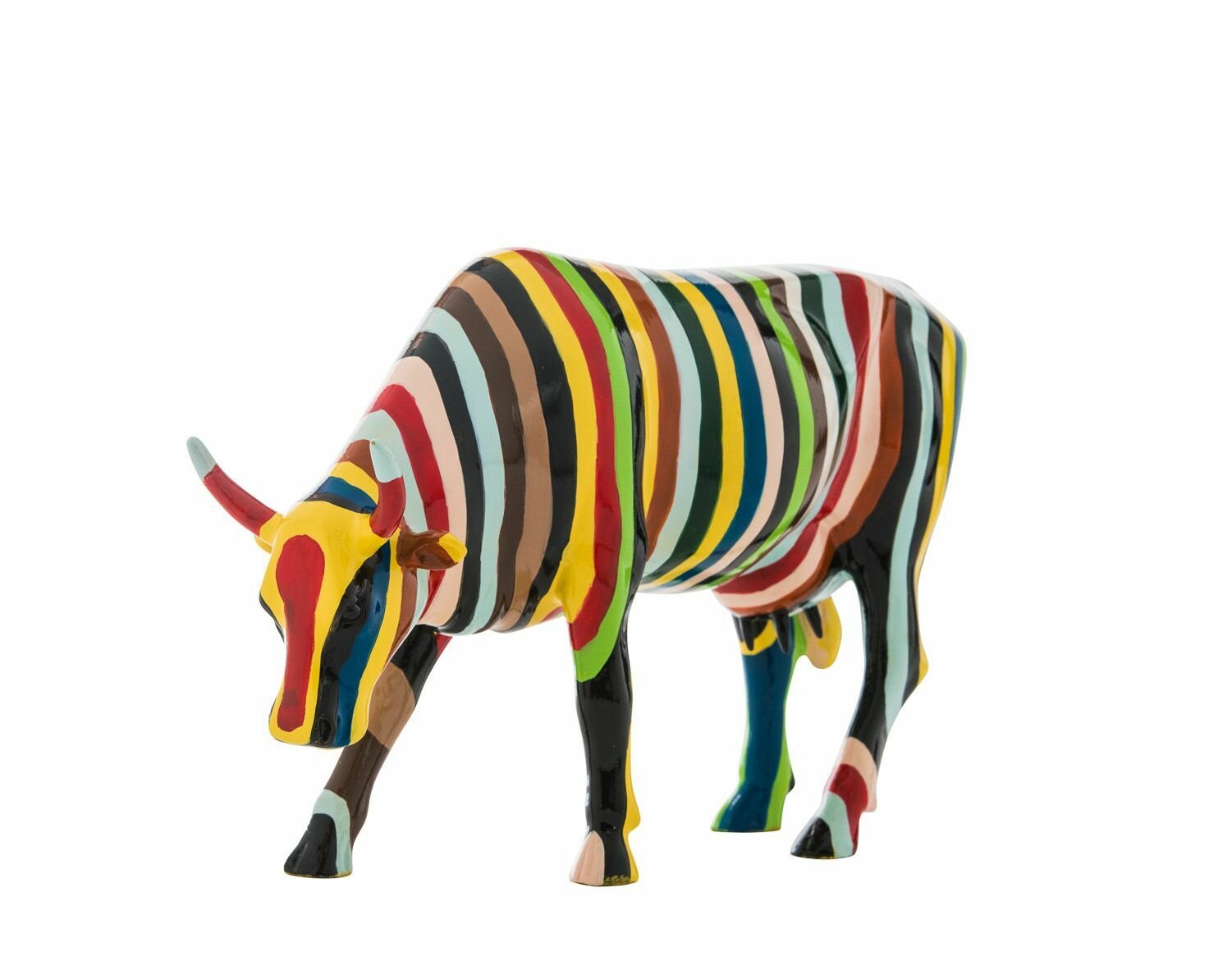 CowParade Статуэтки для интерьера корова STRIPED размер L/ 20112