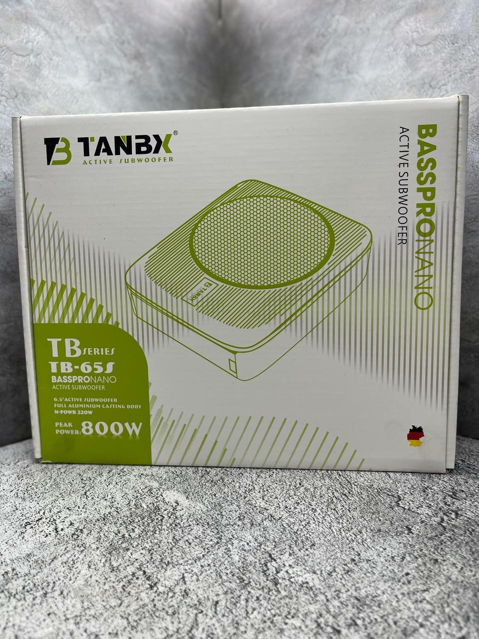 Активный сабвуфер под сиденье Tanbx Tb-series TB65, 800Вт, 6,5(дюйм).