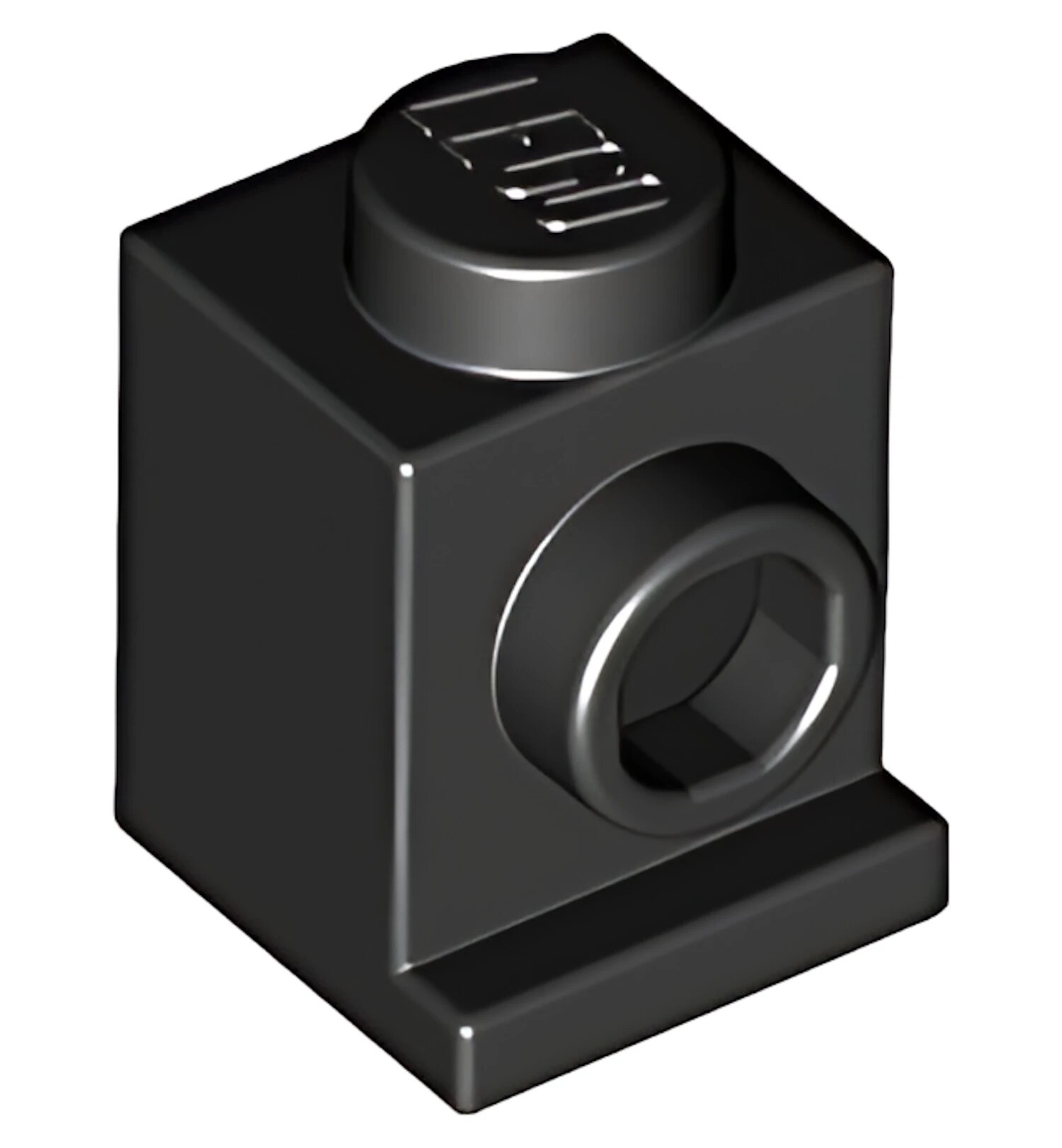 Деталь LEGO Brick, Modified 1 x 1 with Headlight 4070 (30069, 35388) Black U