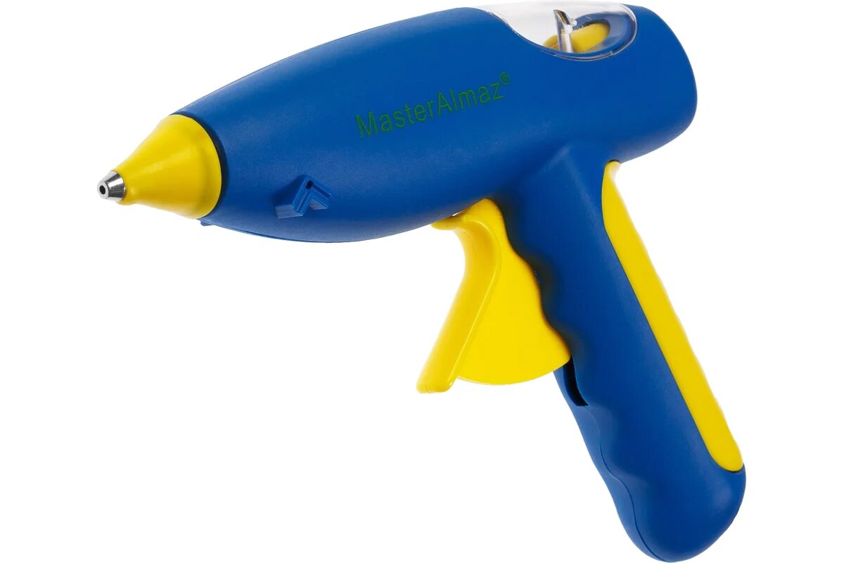 МастерАлмаз 10507712 - клеевой термопистолет с эргономичной рукоятью, плавной подачей клея