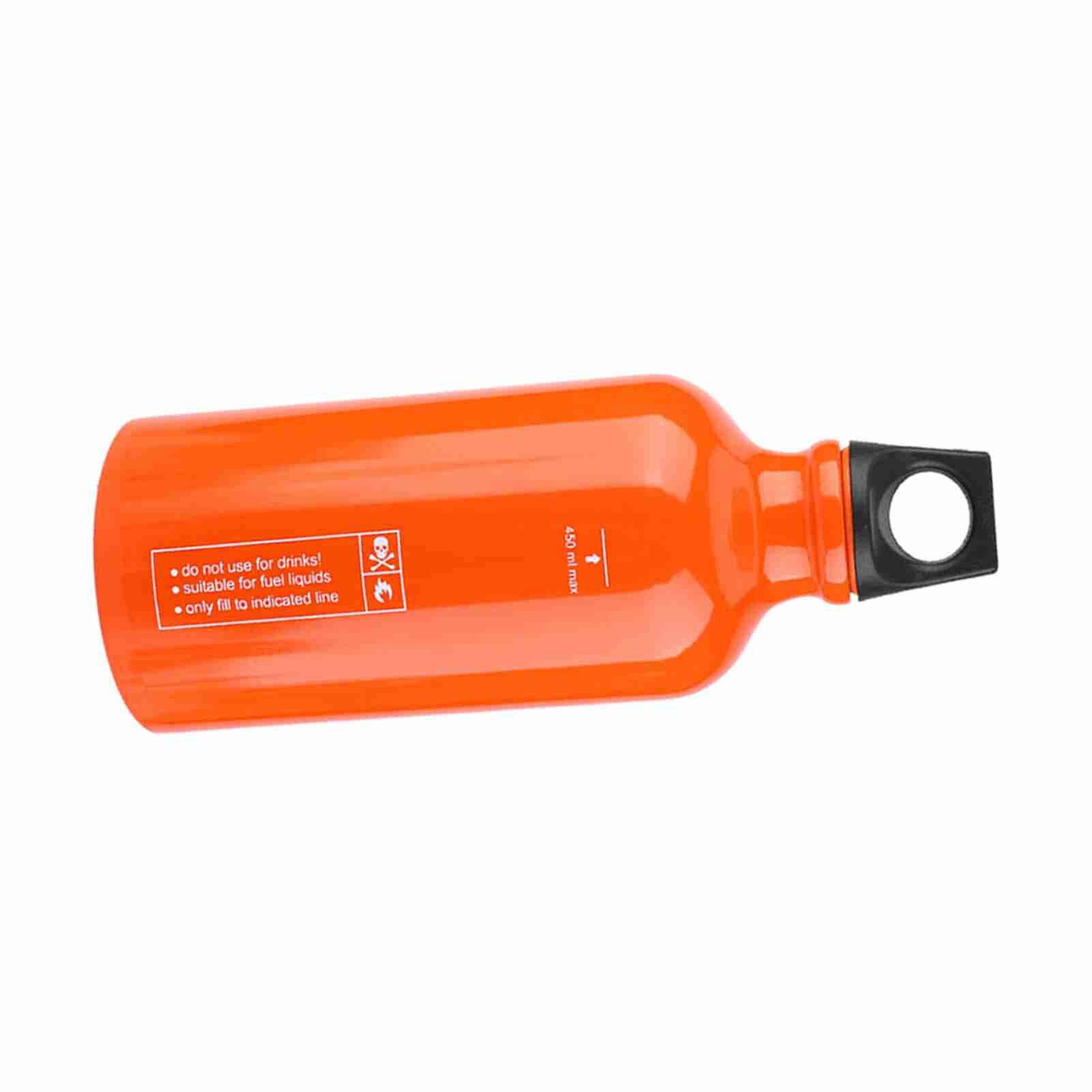 530ML Бутылка для хранения топлива, контейнер для газа, газовая плита, портативный, для хранения масла, для открытом воздухе, кемпинг, походы, материал алюминиевый сплав, размер 19*7.3cm, цвет как на изображении, 1 шт.