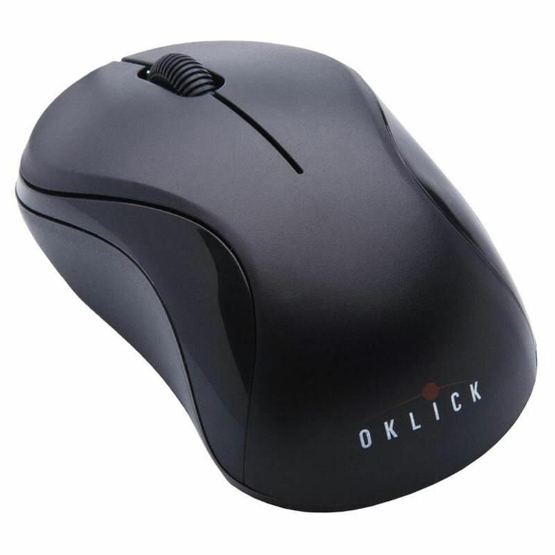 Мышь компьютерная Oklick 605SW черный, оптическая, 1200 dpi, USB, 3 but (384108)