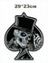 Нашивка TOP HAT SKULL байкерская