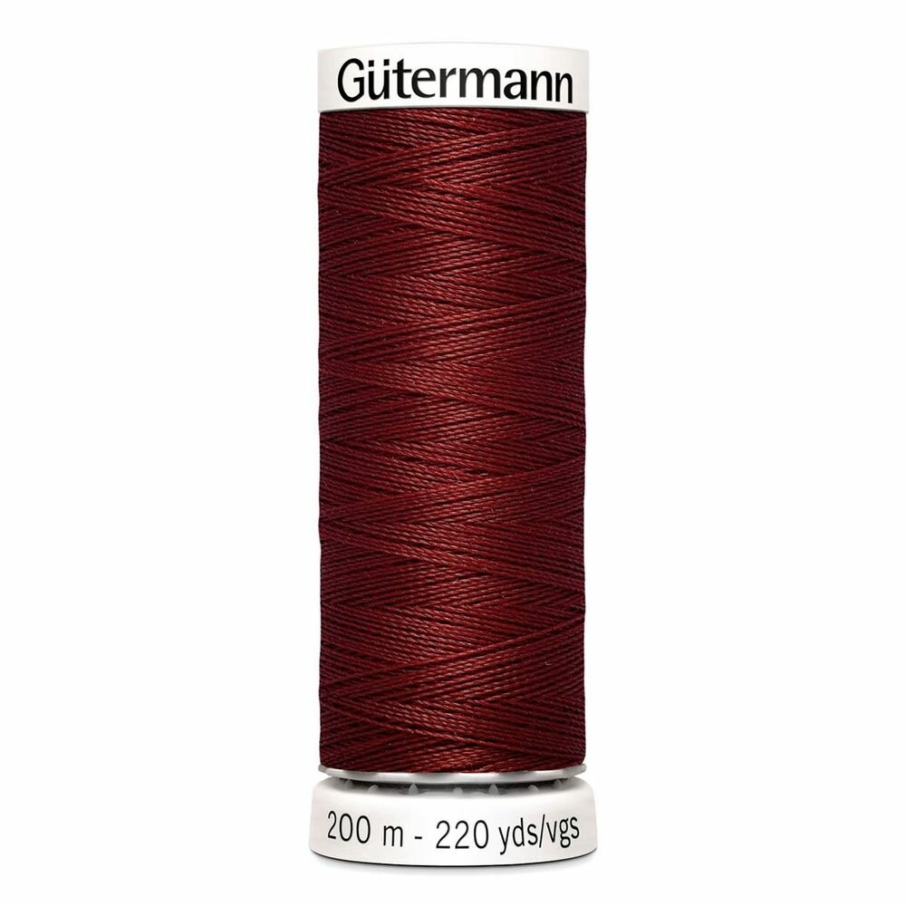 Швейные нитки Gutermann Sew-All 100/200 м, цвет 221 красно-терракотовый, 5 шт (1)