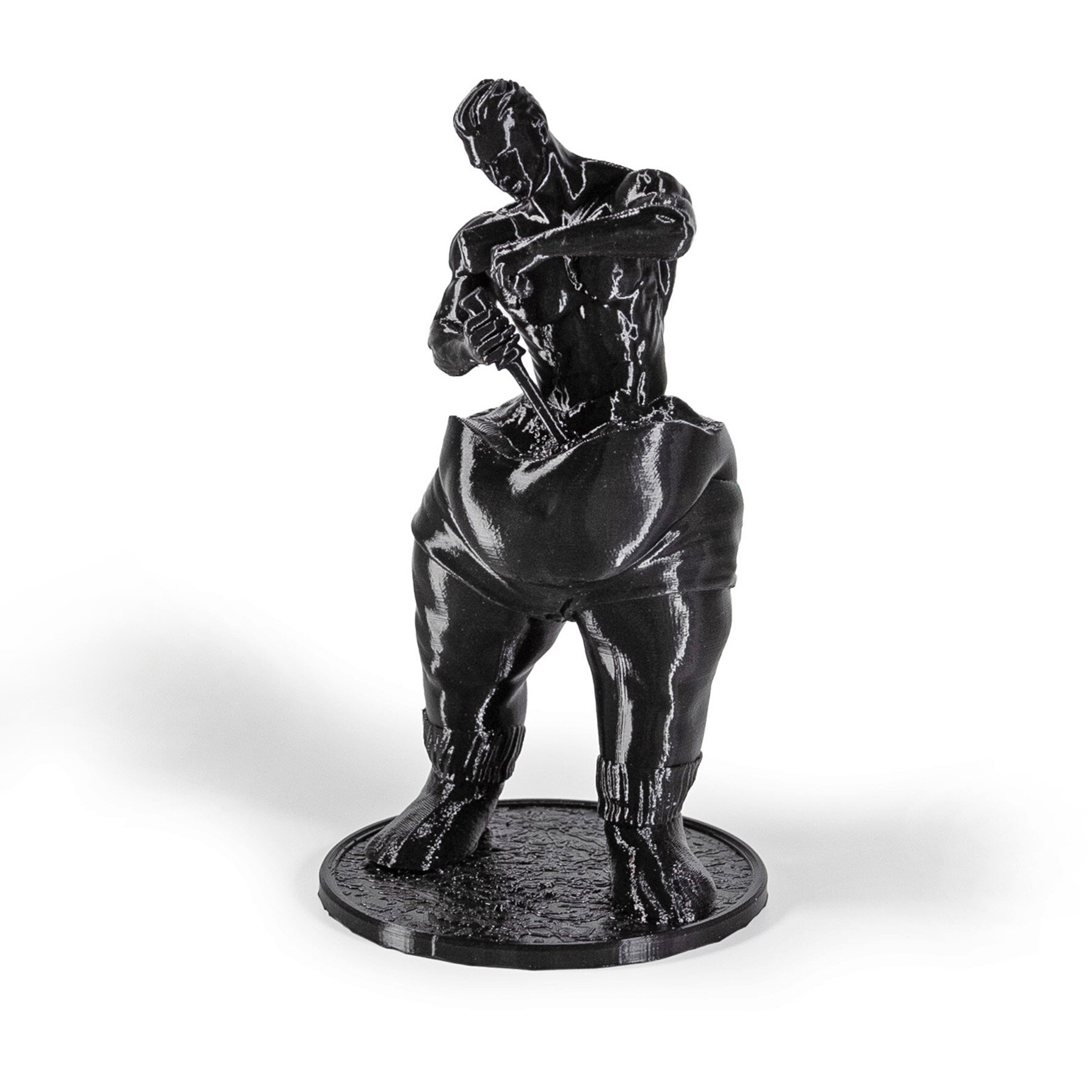 Фигурка интерьерная "Скульптор своего тела", мужчина, черная