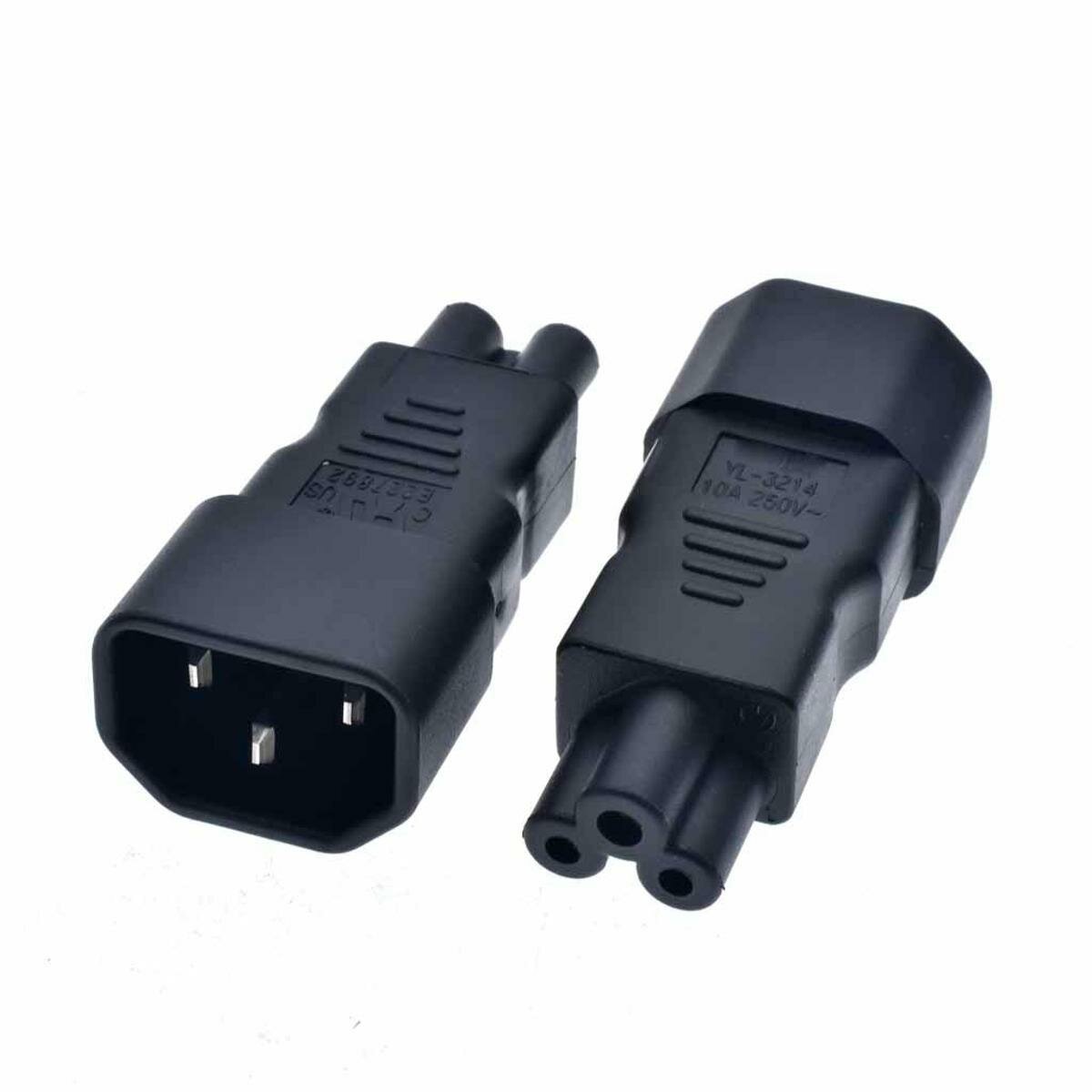 PDU Professional IEC 320 C14 - C5 адаптер C5 - C14 адаптер переменного тока, кабели питания C13 меняются на кабель питан