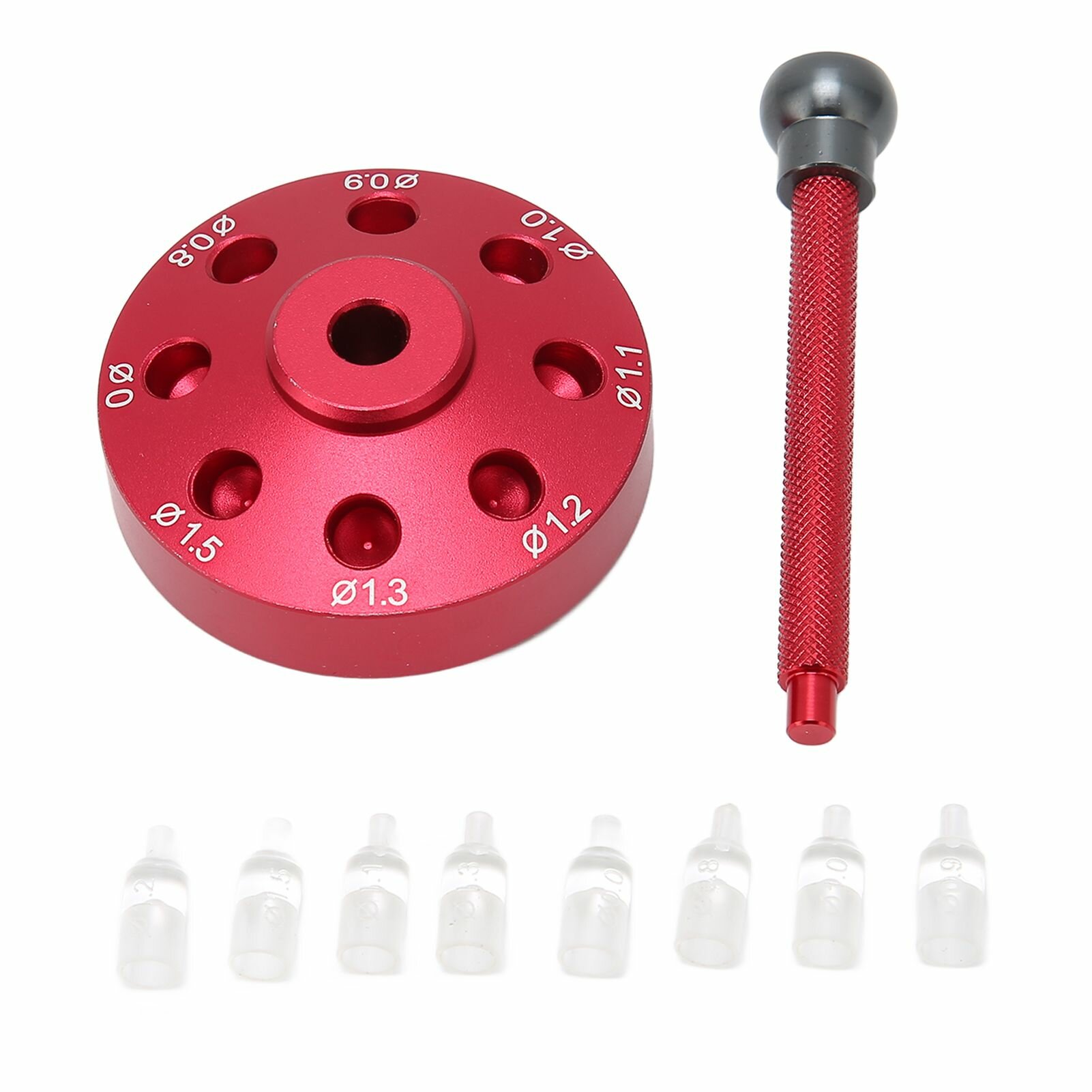 Инструмент для установки стрелок часов из легированной стали с 8 сменными головками для точного ремонта и регулировки стрелок часов