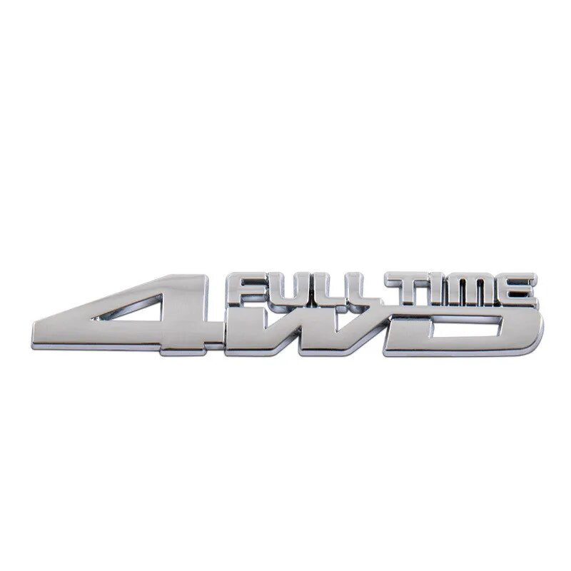Металлический значок 4WD silver для Jeep, Honda, Toyota