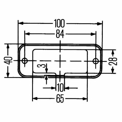 Стояночный огонь Hella 2PF009514011