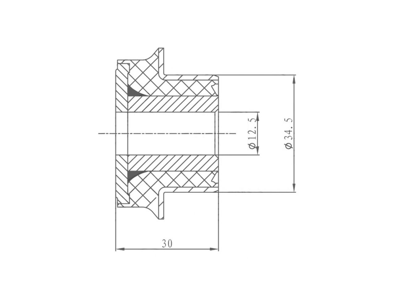 UNIO RMP-20585 (20252FG000 / 20252FG010 / 20252FJ020) сайлентблок задний заднего верхнего рычага Subaru (Субару)