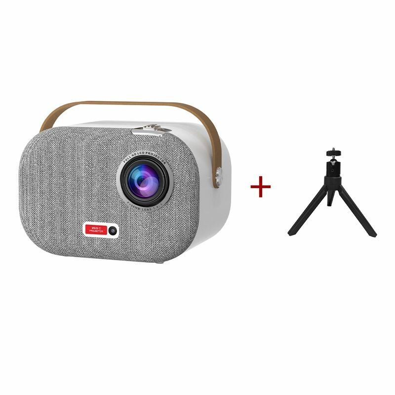 Проектор мини-проектор tflag tq1 full hd 1080p 10000 люмен 4k smart android 9.0 wi-fi 2 + 32g светодиодный портативный видеопроектор для домашнего