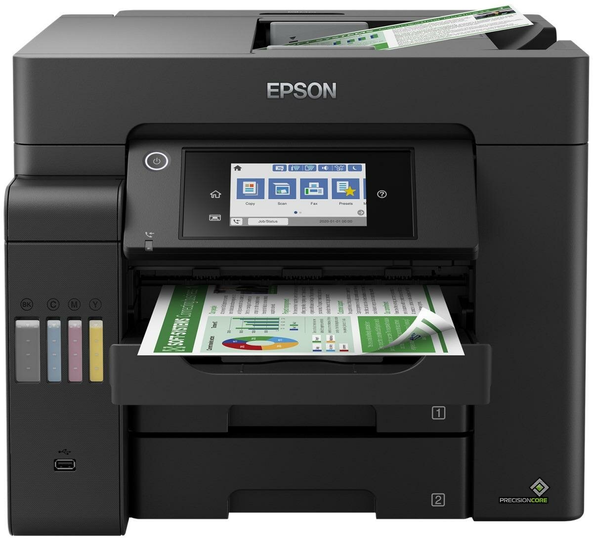 МФУ струйный EPSON L6550, черный (C11CJ30404)