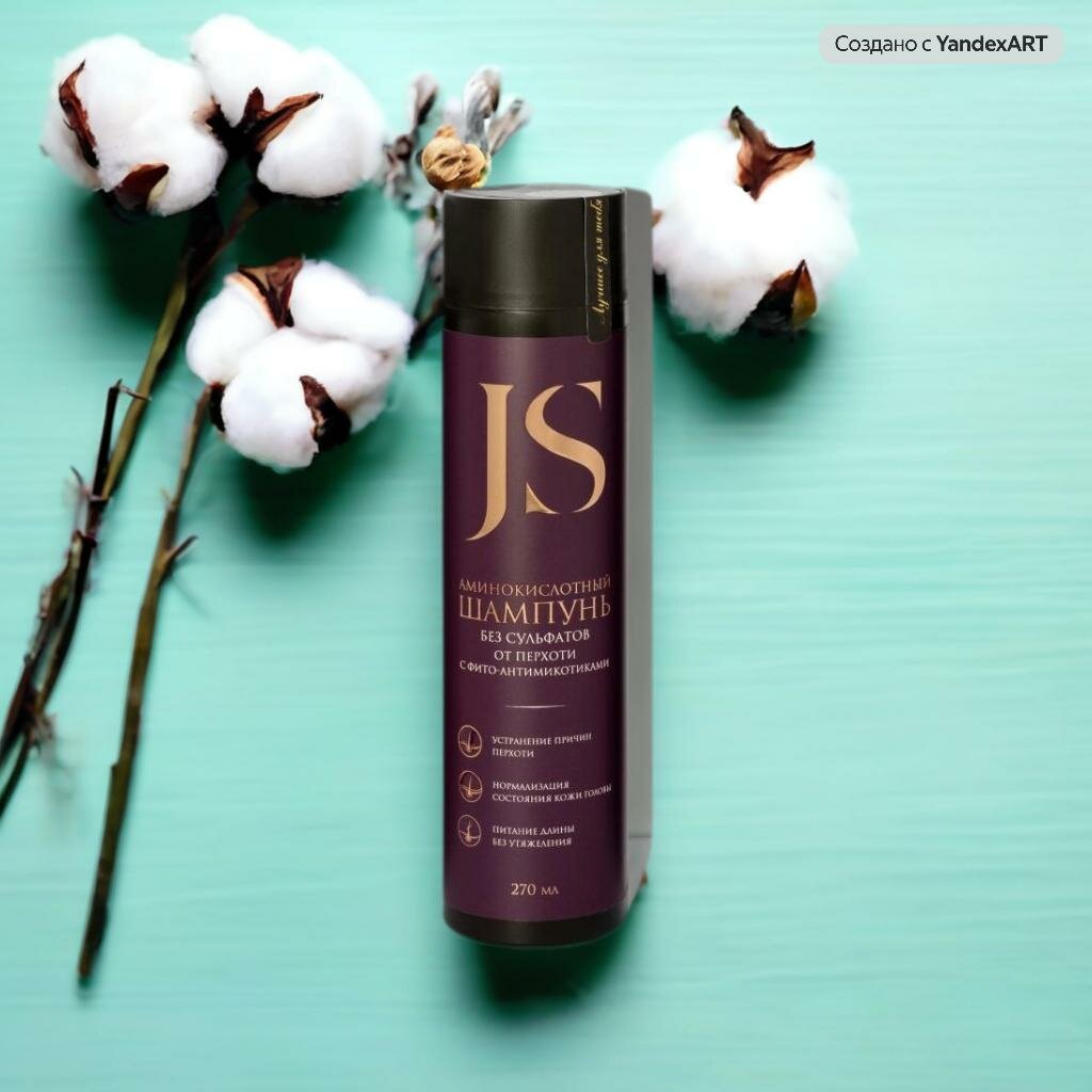 Шампунь аминокислотный от перхоти, с фито-антимикотиками, без сульфатов Jurassic Spa, 270 мл
